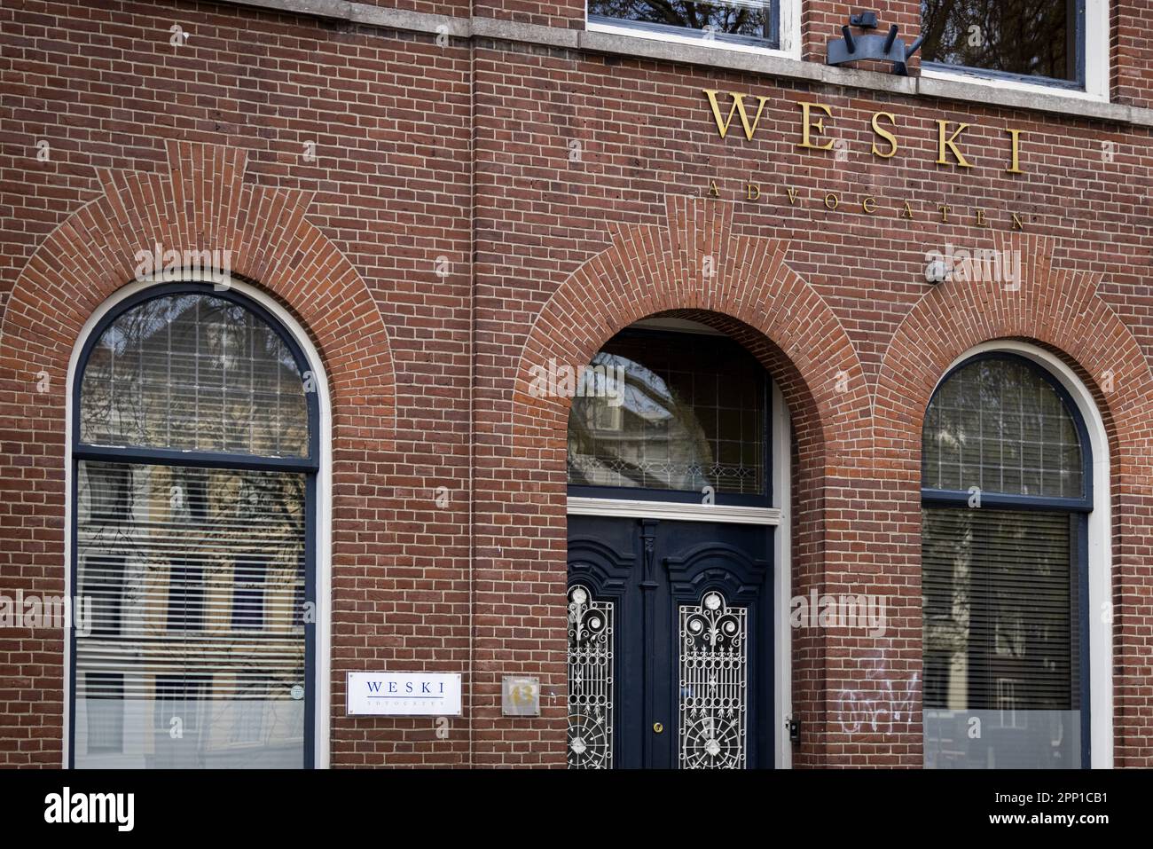 ROTTERDAM - An exterior of the Weski law firm. Lawyer Inez Weski is ...