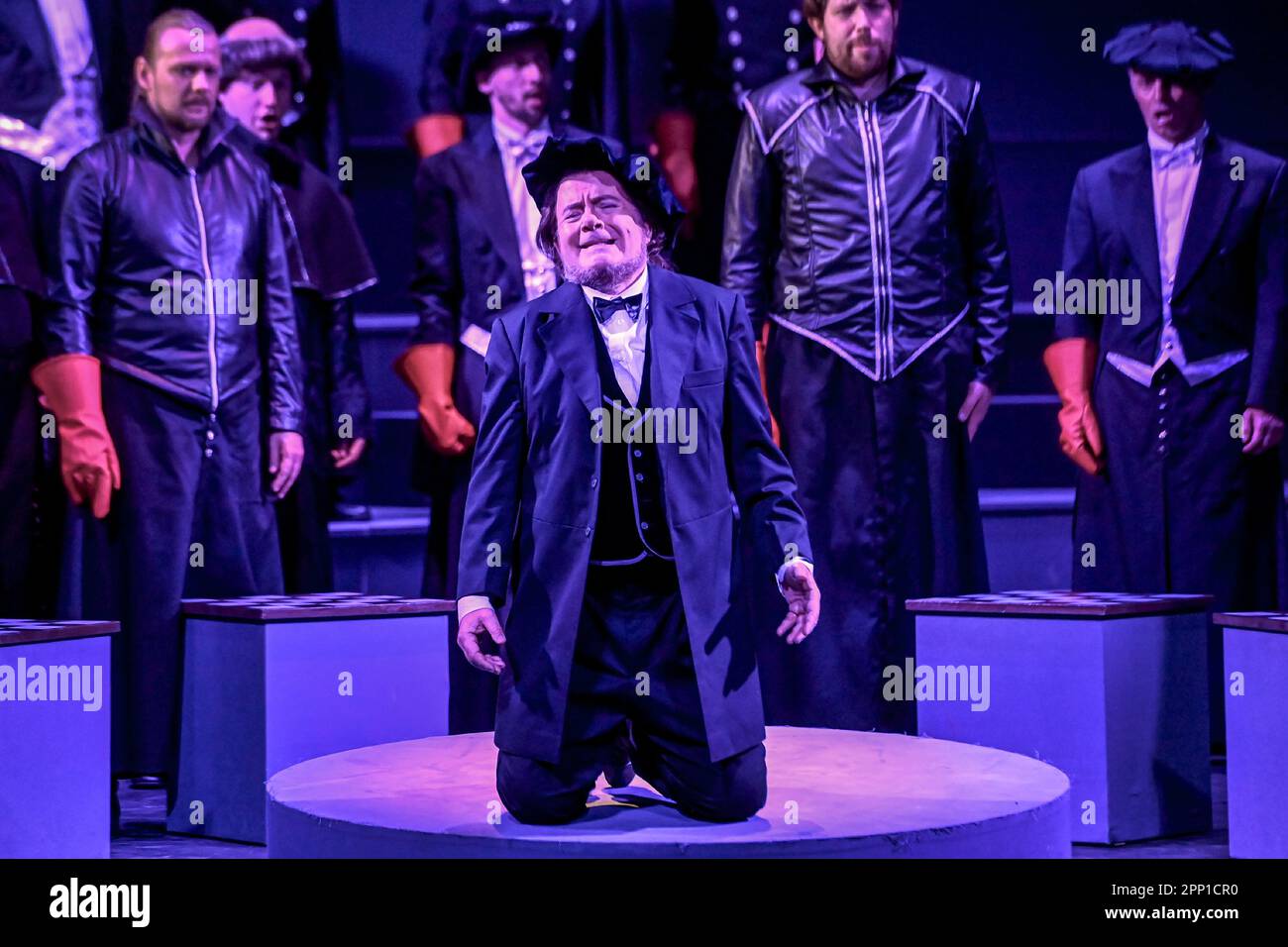 Ostrava, Czech Republic. 21st Apr, 2023. Gianluca Zampieri (center) as ...