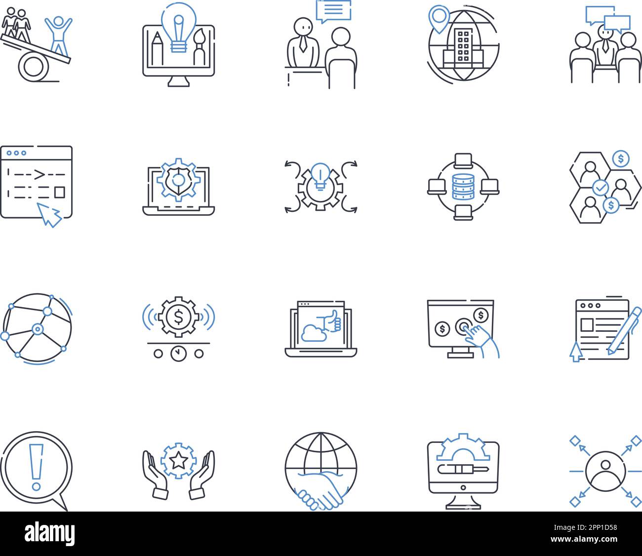 Association line icons collection. Unity, Group, Membership ... Association line icons collection. Unity, Group, Membership ...