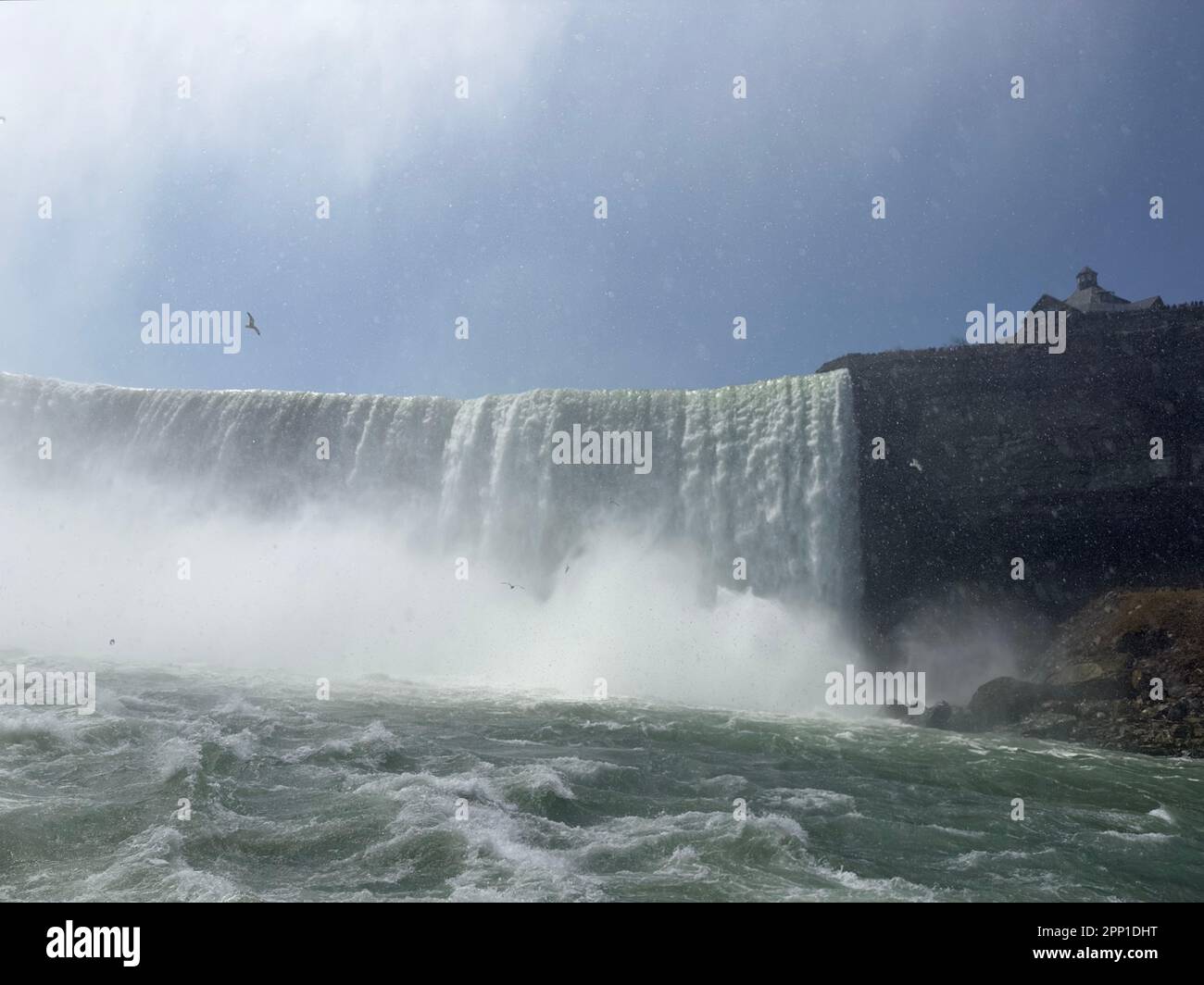 Edge of horseshoe Falls Stock Photo - Alamy
