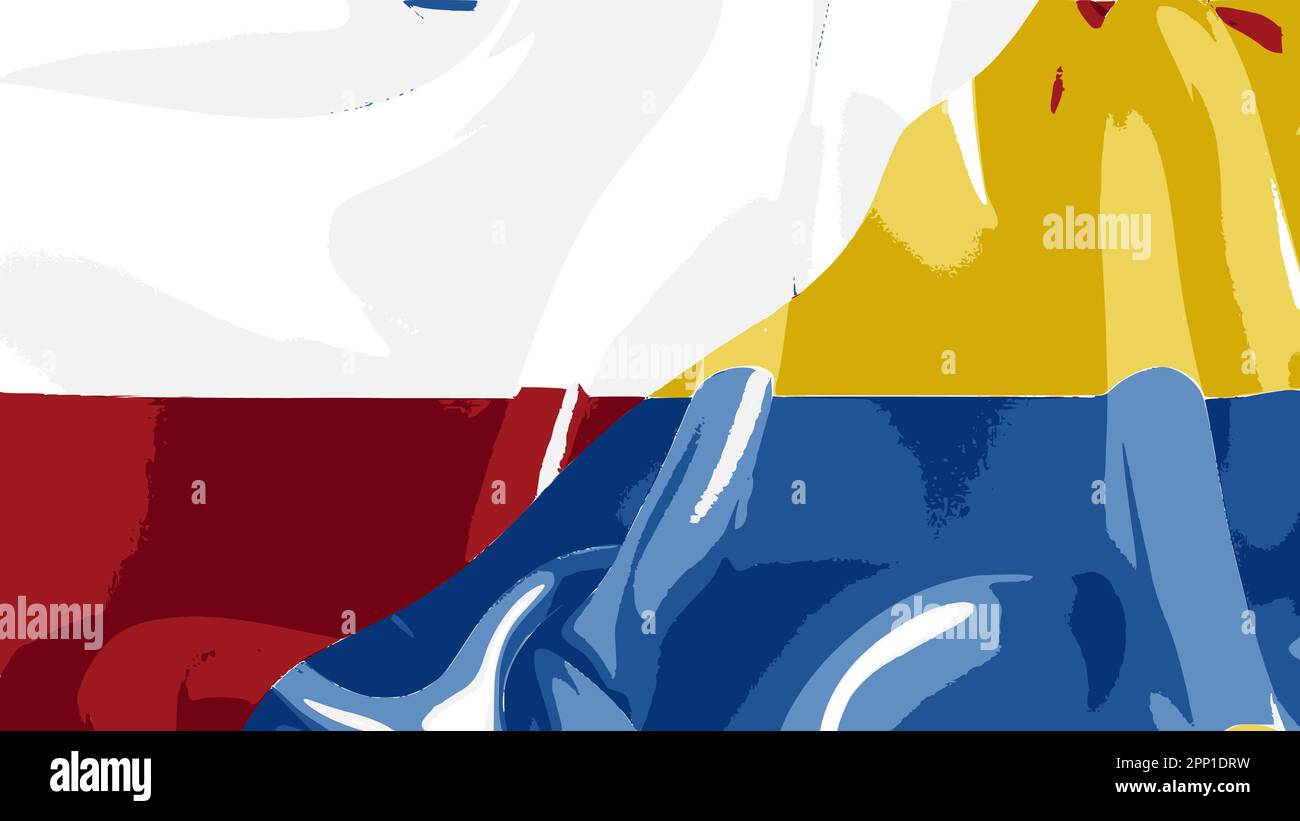 The flags of Poland and Ukraine fly together as a symbol of opposition ...