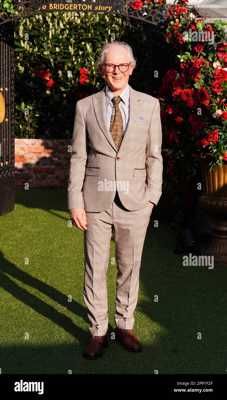 Richard Cunningham attending a special screening for Queen Charlotte: A ...