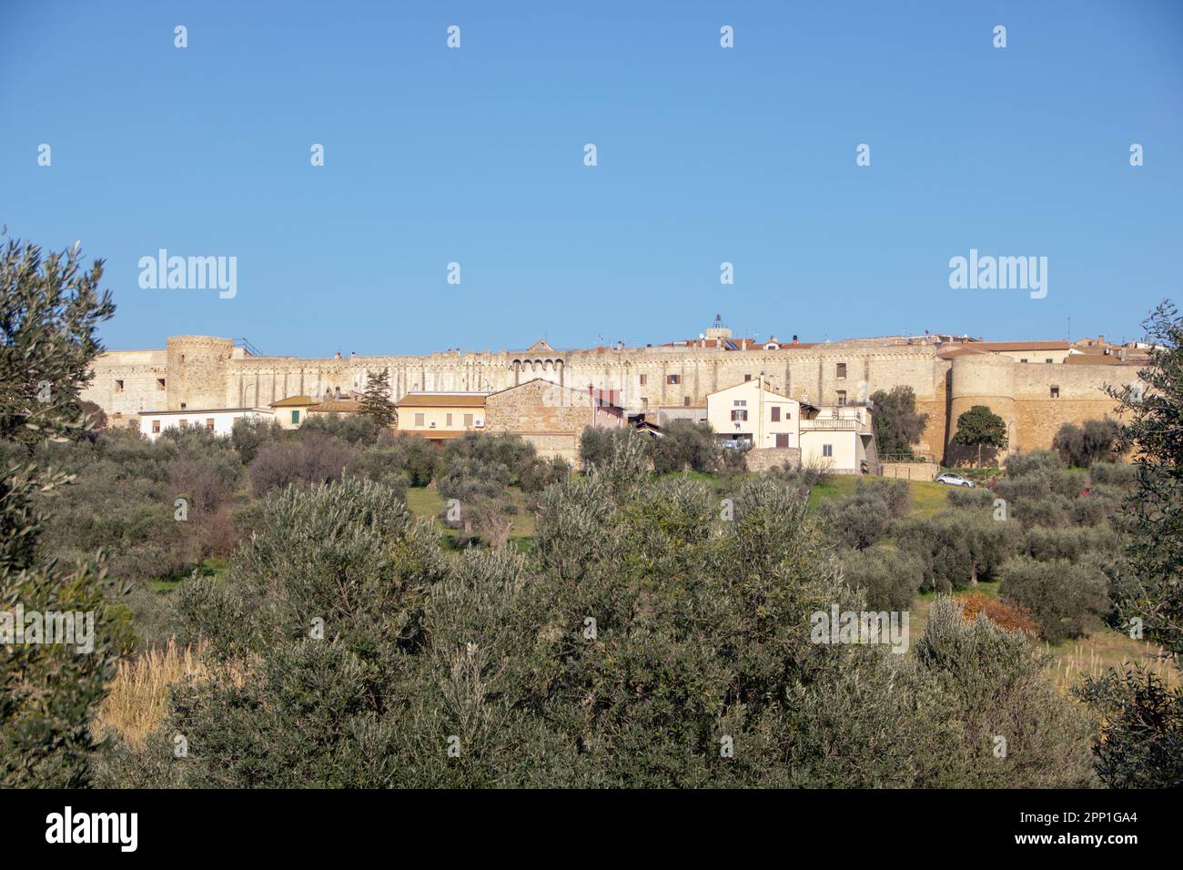 Olive tree and ancient stone walls hi-res stock photography and images - Alamy