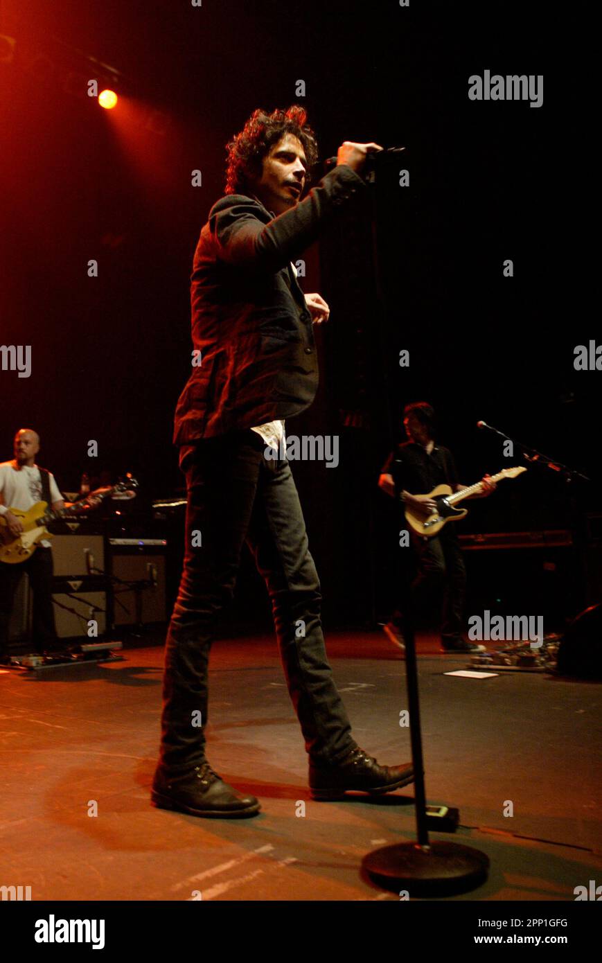 Chris Cornell performing live in concert at the Enmore Theatre. Sydney ...