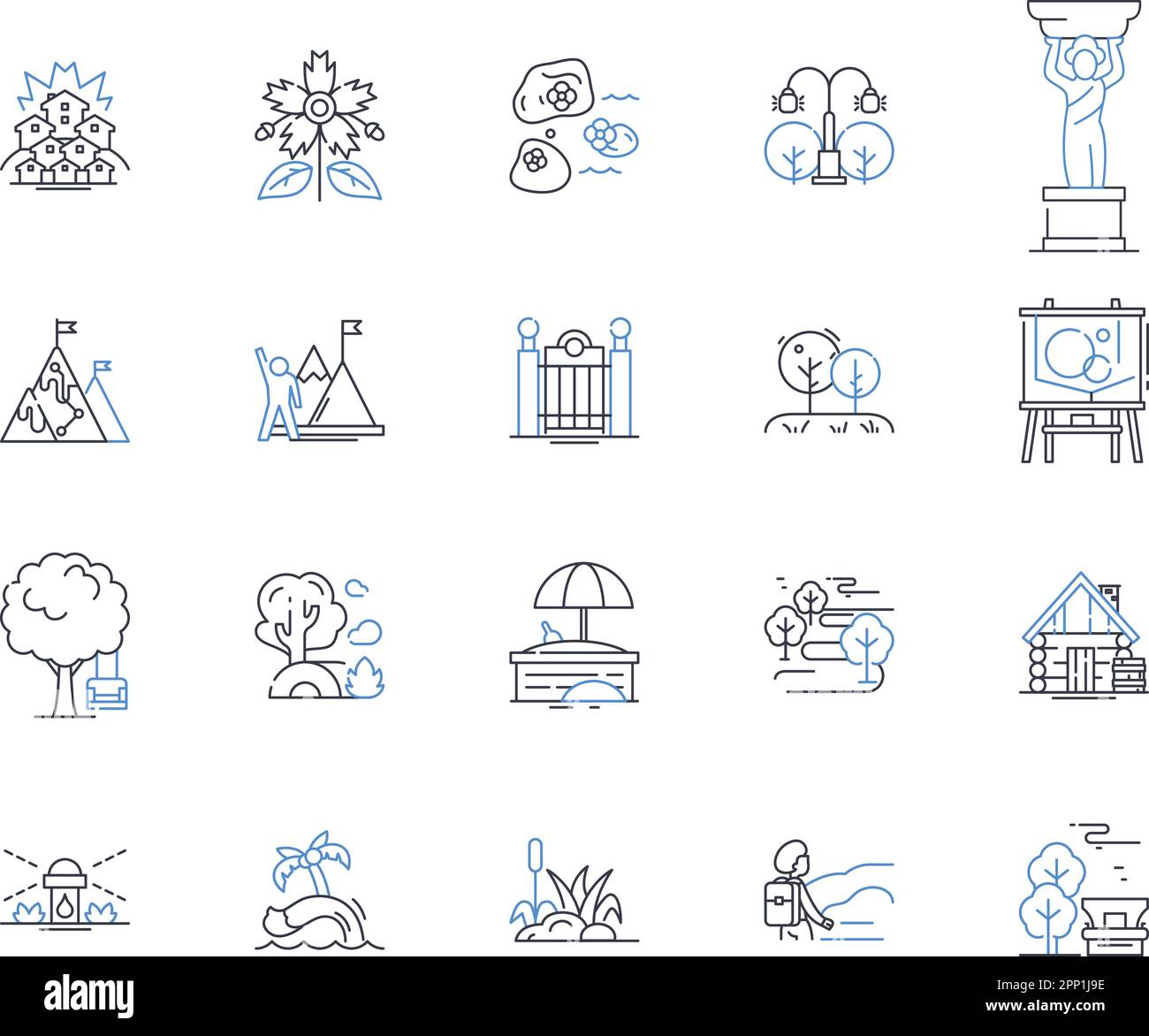 Food and drink line icons collection. Delicious, Flavorful, Savory ...