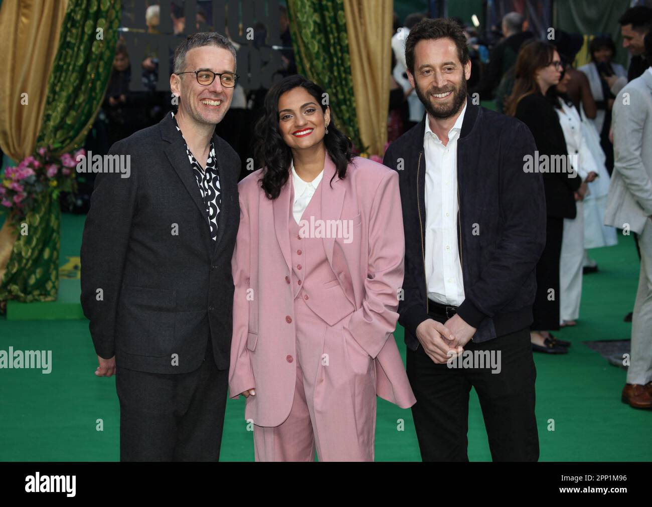 London, UK. John Pocock, Nida Manzoor and Oliver Kaempfer at the Polite ...