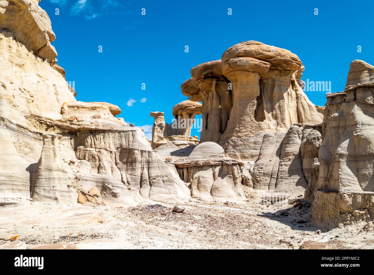 The reward of a long hike through the arid badlands of Bista Badlands ...