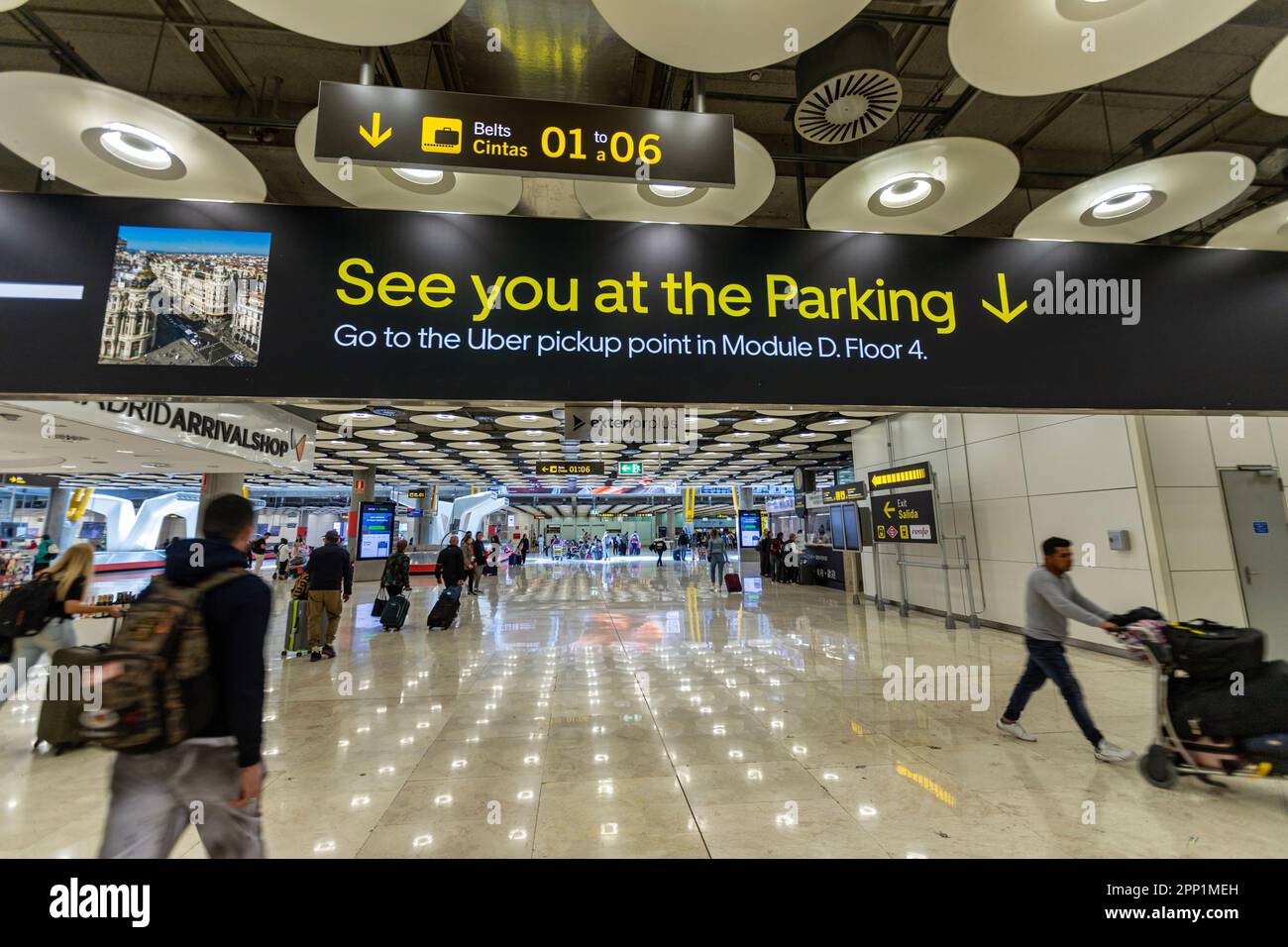 Madrid Adolfo Suárez Barajas Aeropuerto, Spain, terminal T4S, designed ...