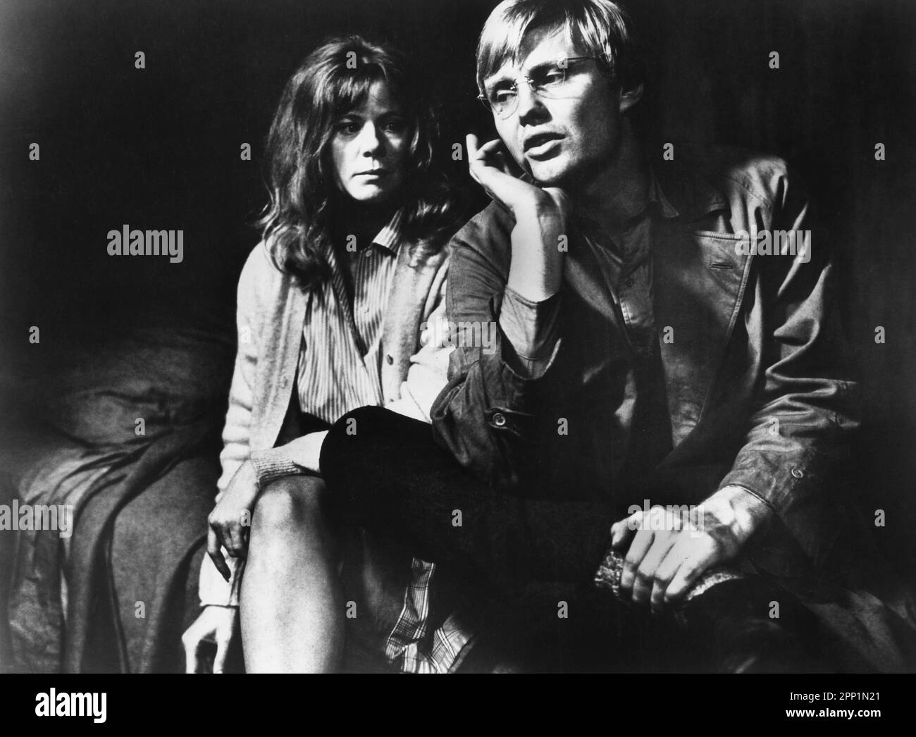 Collin Wilcox-Paxton, Jon Voight, on-set of the Film, "The ...