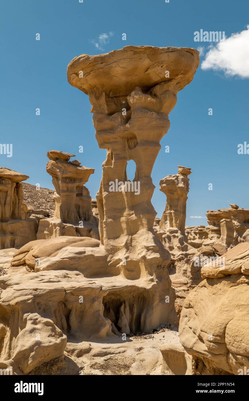 The reward of a long hike through the arid badlands of Bista Badlands ...