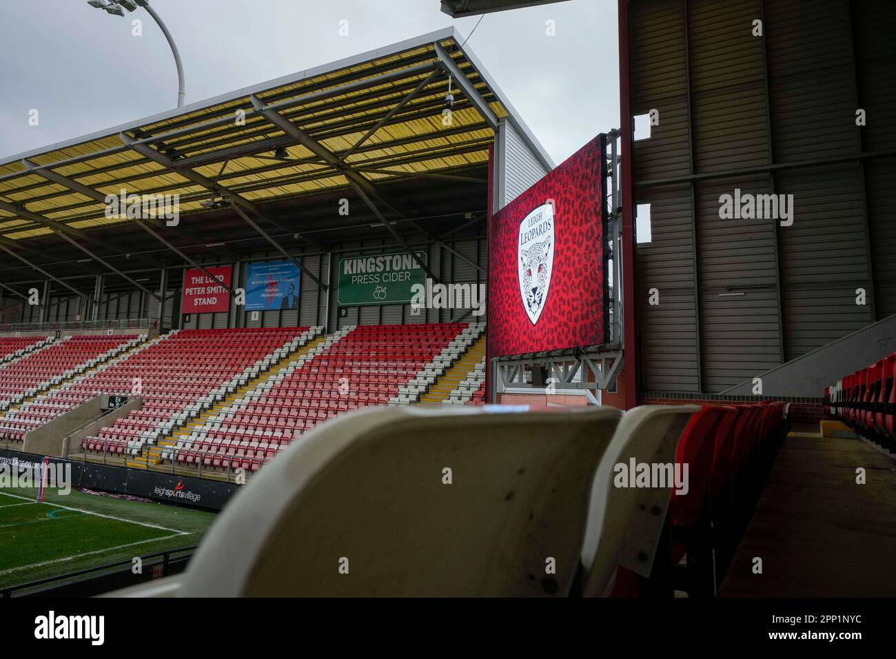 Leigh, UK. 21st Apr, 2023. A general view of the Leigh Sports Village ...