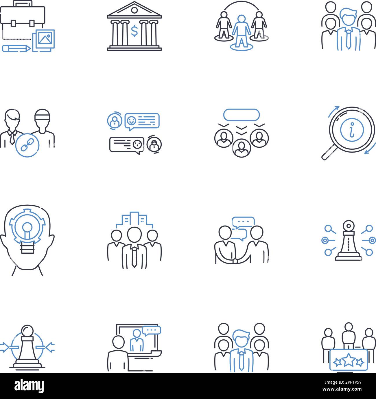 Combined Effort line icons collection. Synergy, Collaboration, Unity ... Combined Effort line icons collection. Synergy, Collaboration, Unity ...