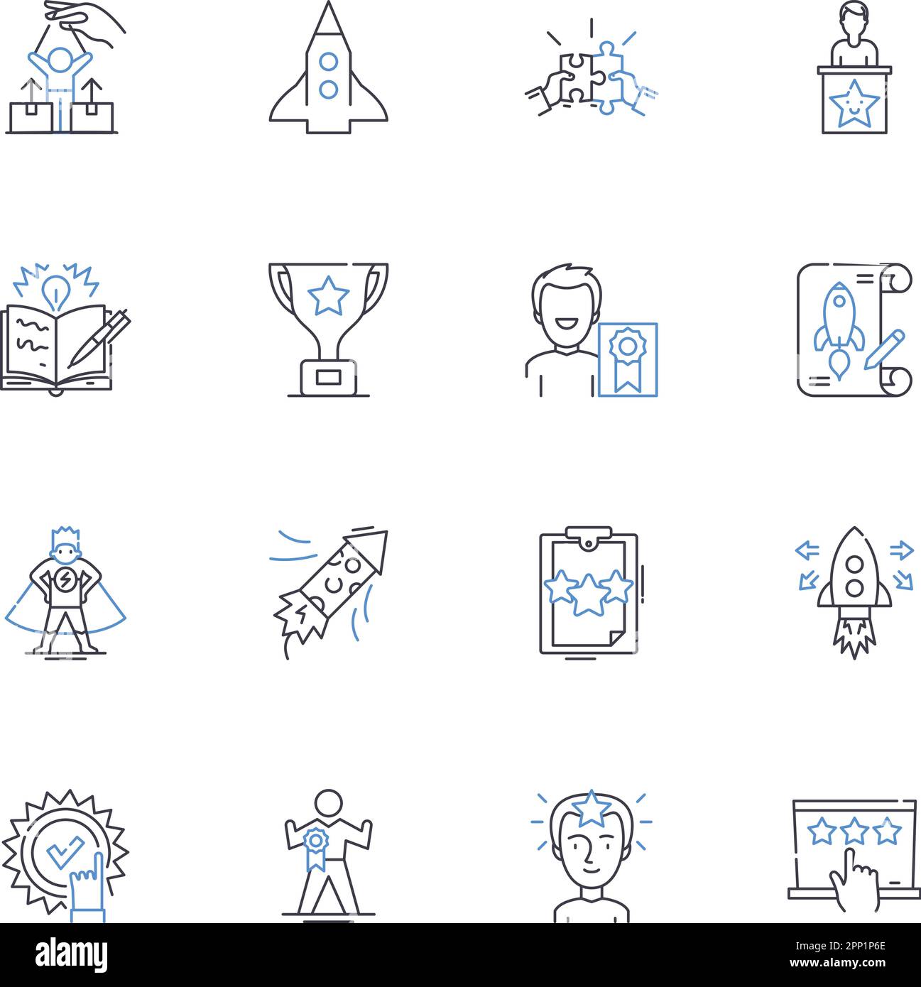 Effective Campaign Line Icons Collection Strategy Target Messaging