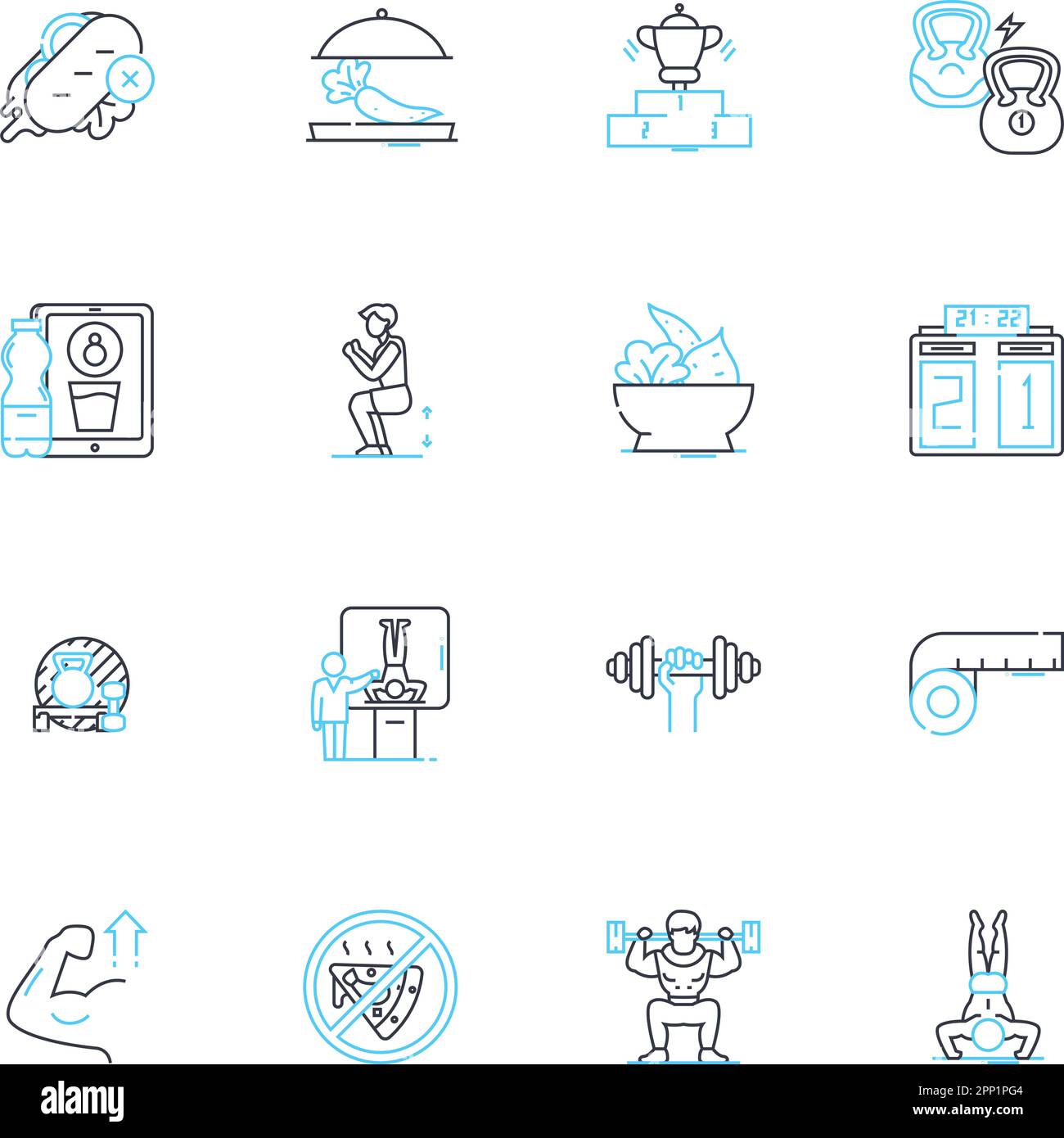 Gridiron linear icons set. Endz, Touchdown, Field, Tackling ...