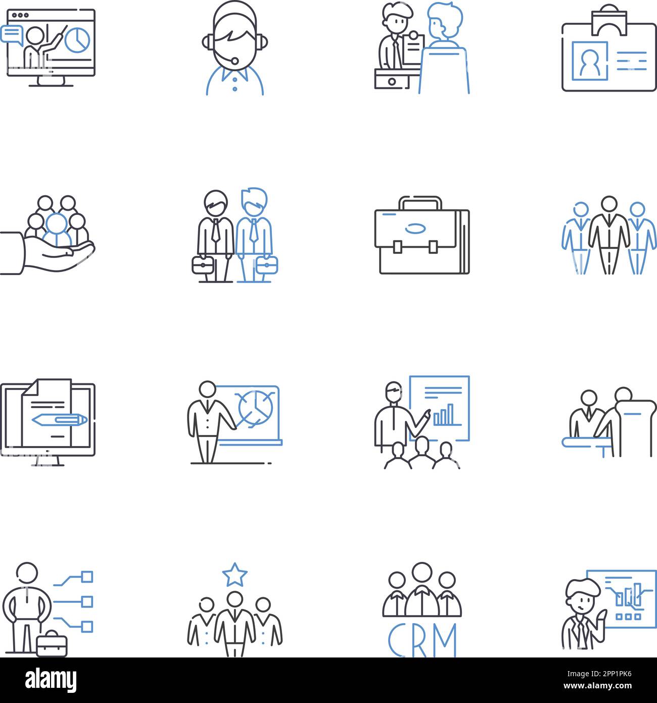 Emotional intelligence line icons collection. Empathy Self-awareness ...