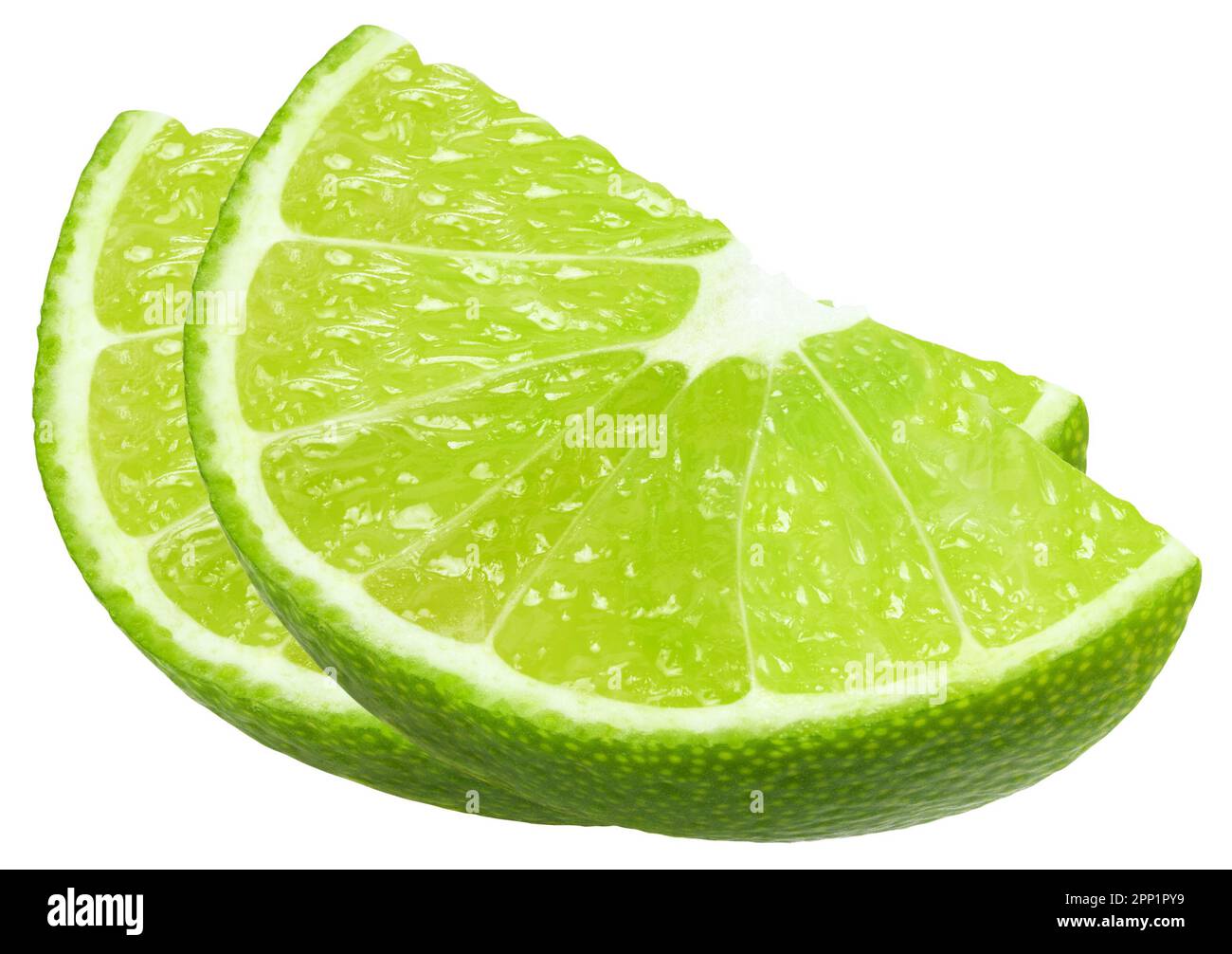 Lime slices isolated on white, clipping path Stock Photo - Alamy