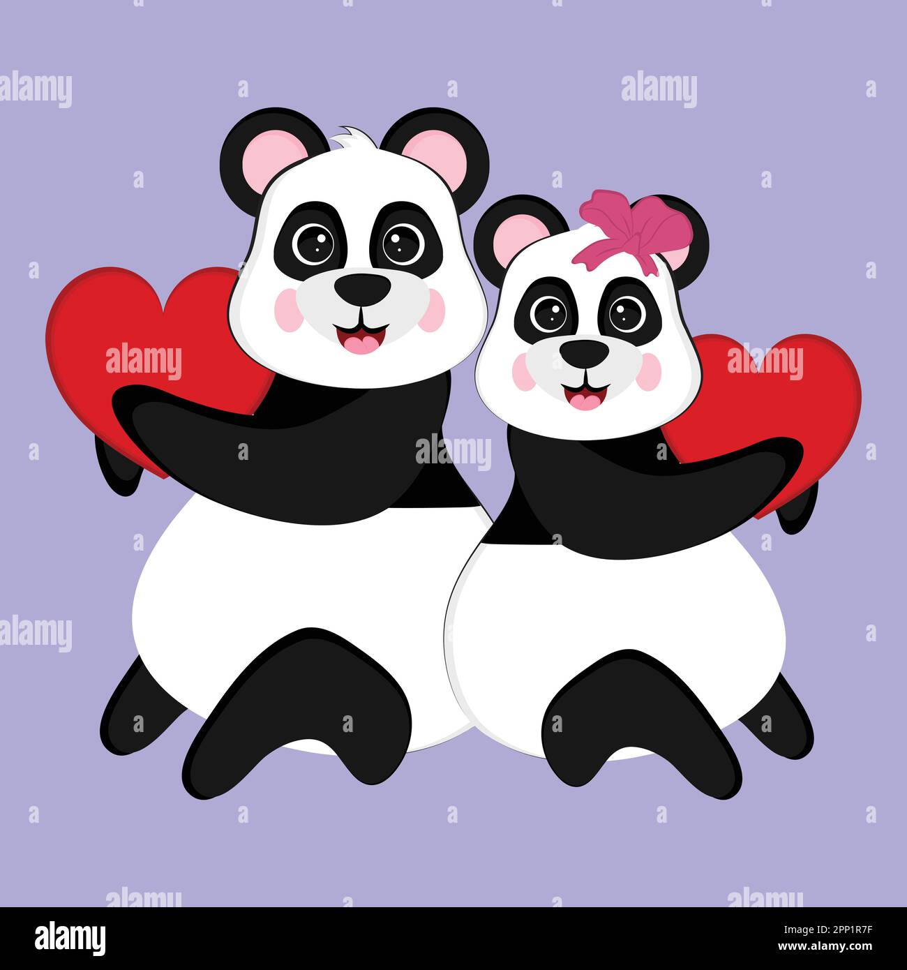 Event red panda Stock Vector Images - Alamy