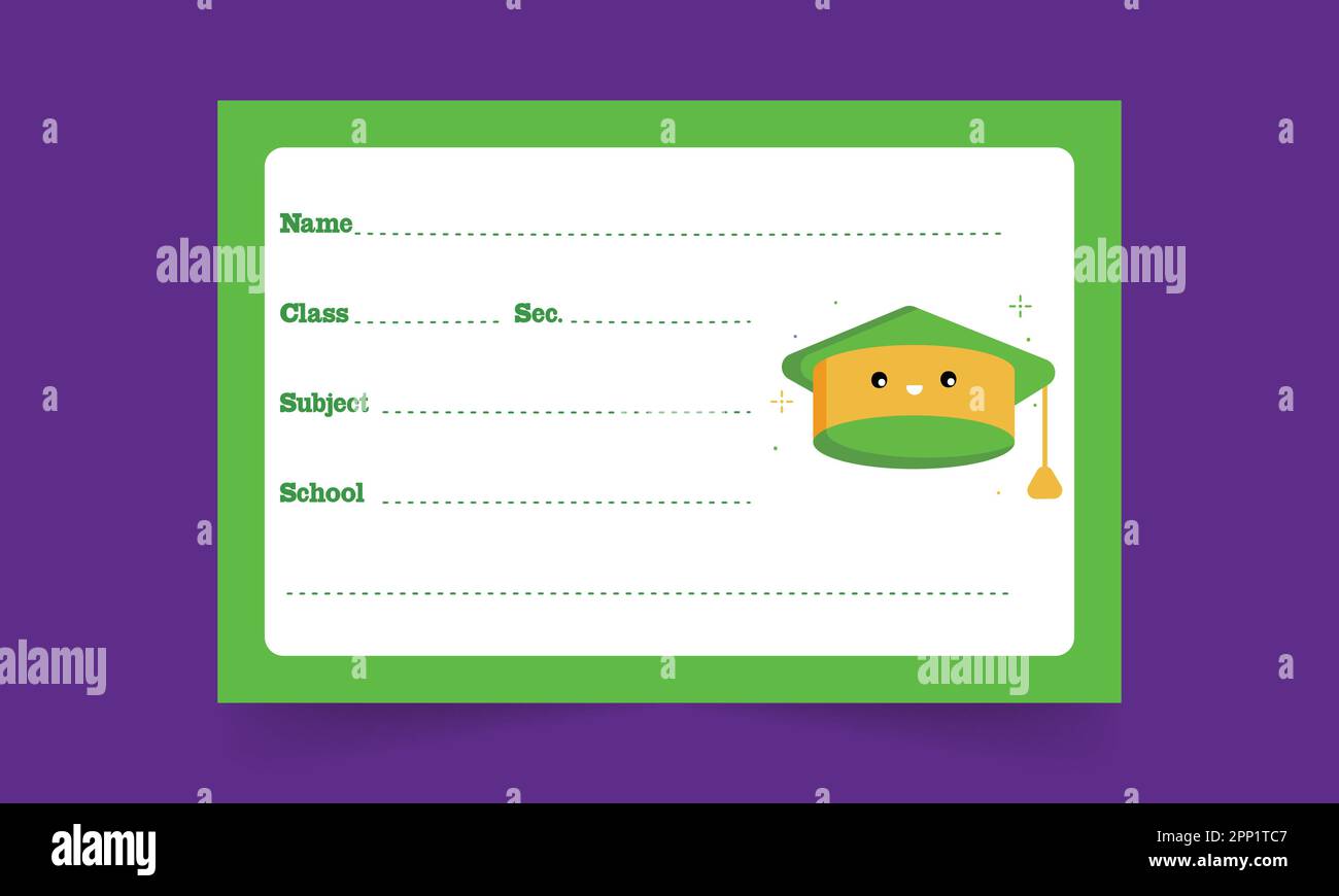 Blank School Name Tag