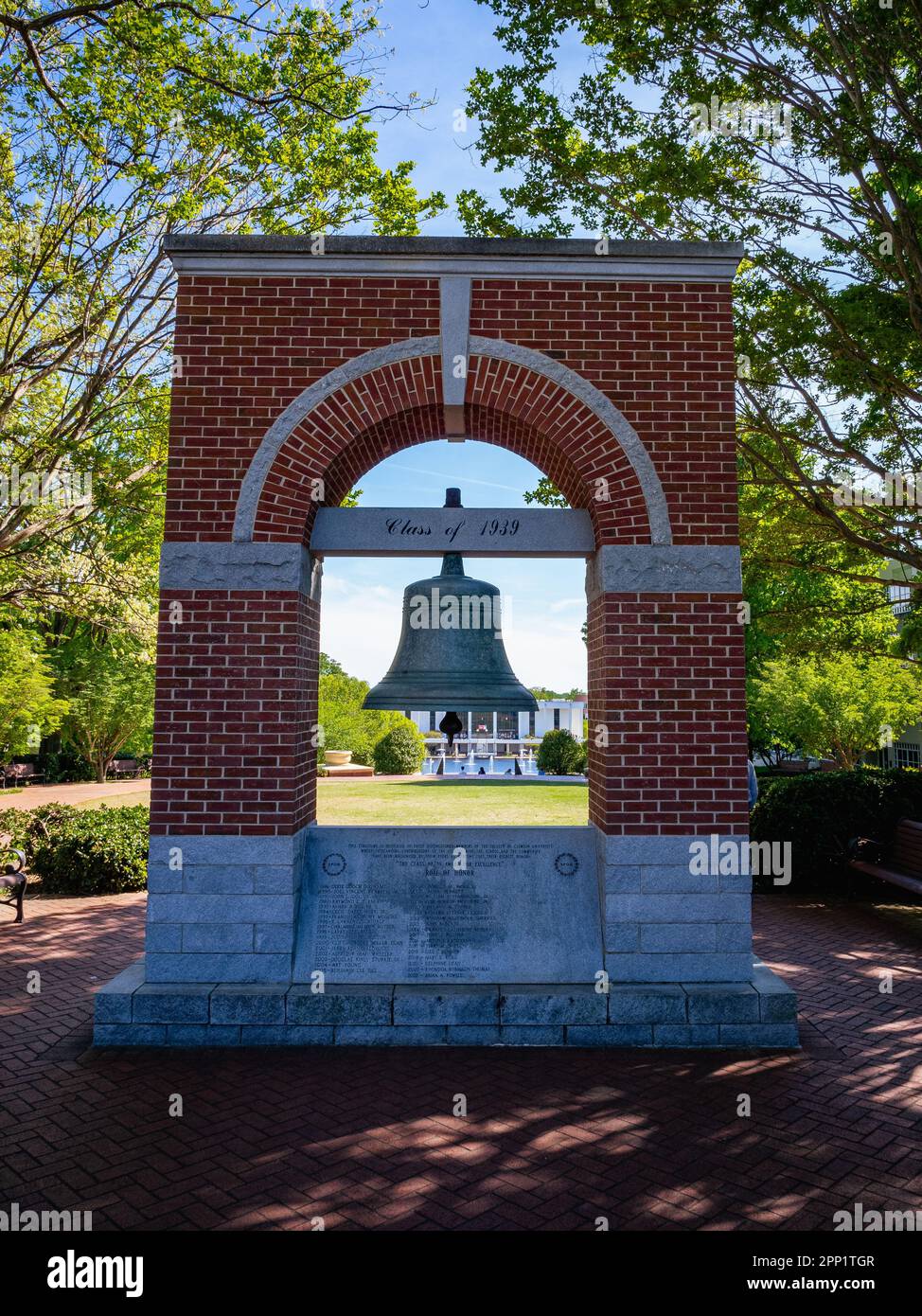The Old Tillman Hall Bell. Clemson University, South Carolina, USA ...