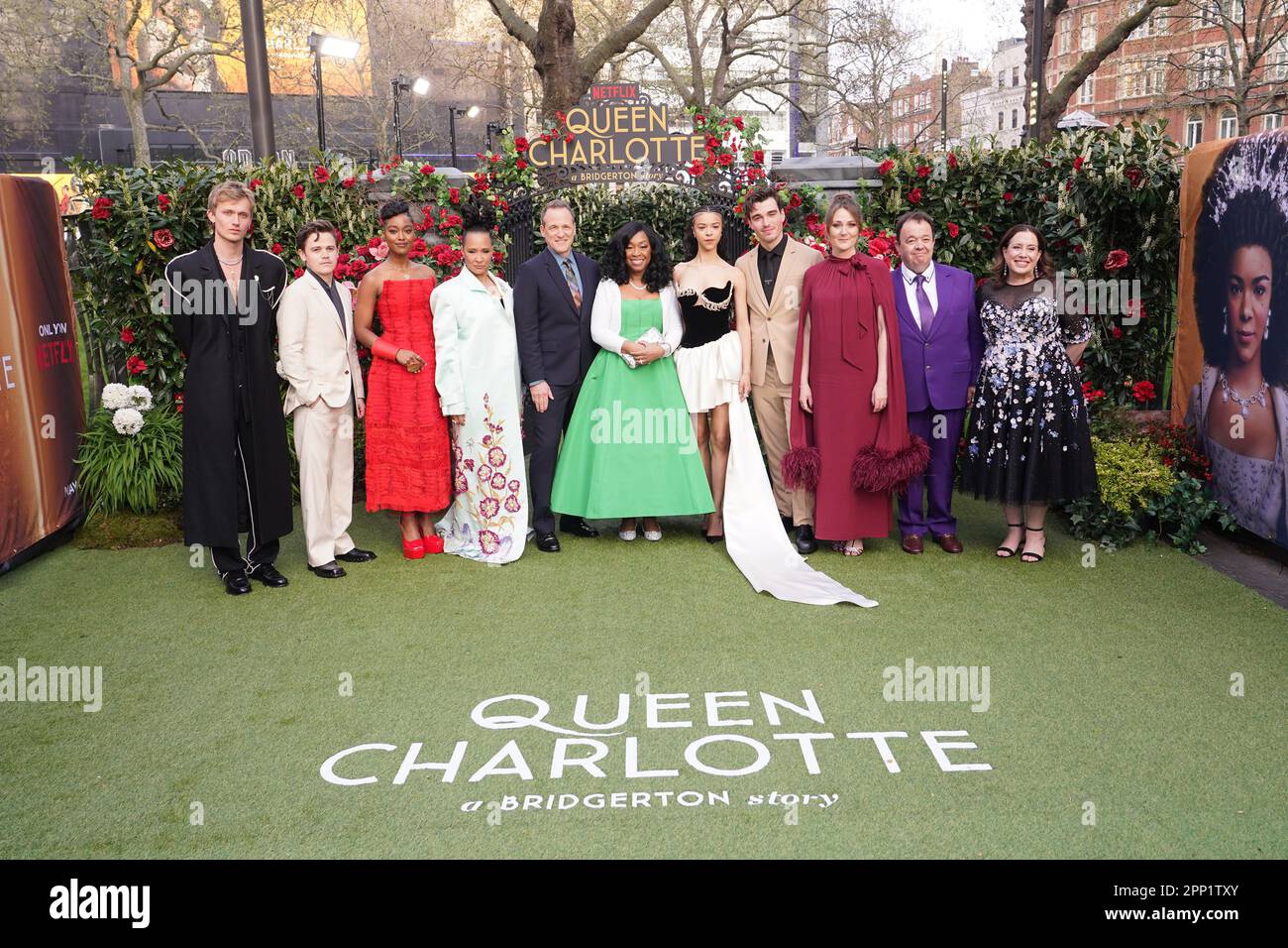 (left to right) Freddie Dennis, Sam Clemmett, Arsema Thomas, Golda ...