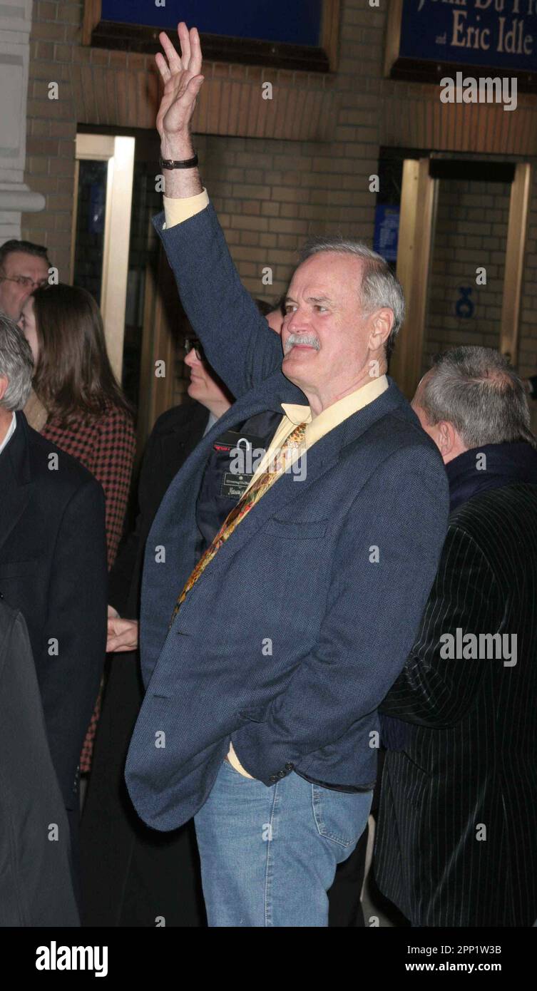 John Cleese attends the opening night of "Monty Python's Spamalot" at ...