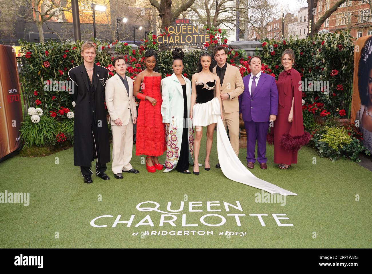 (left to right) Freddie Dennis, Sam Clemmett, Arsema Thomas, Golda ...