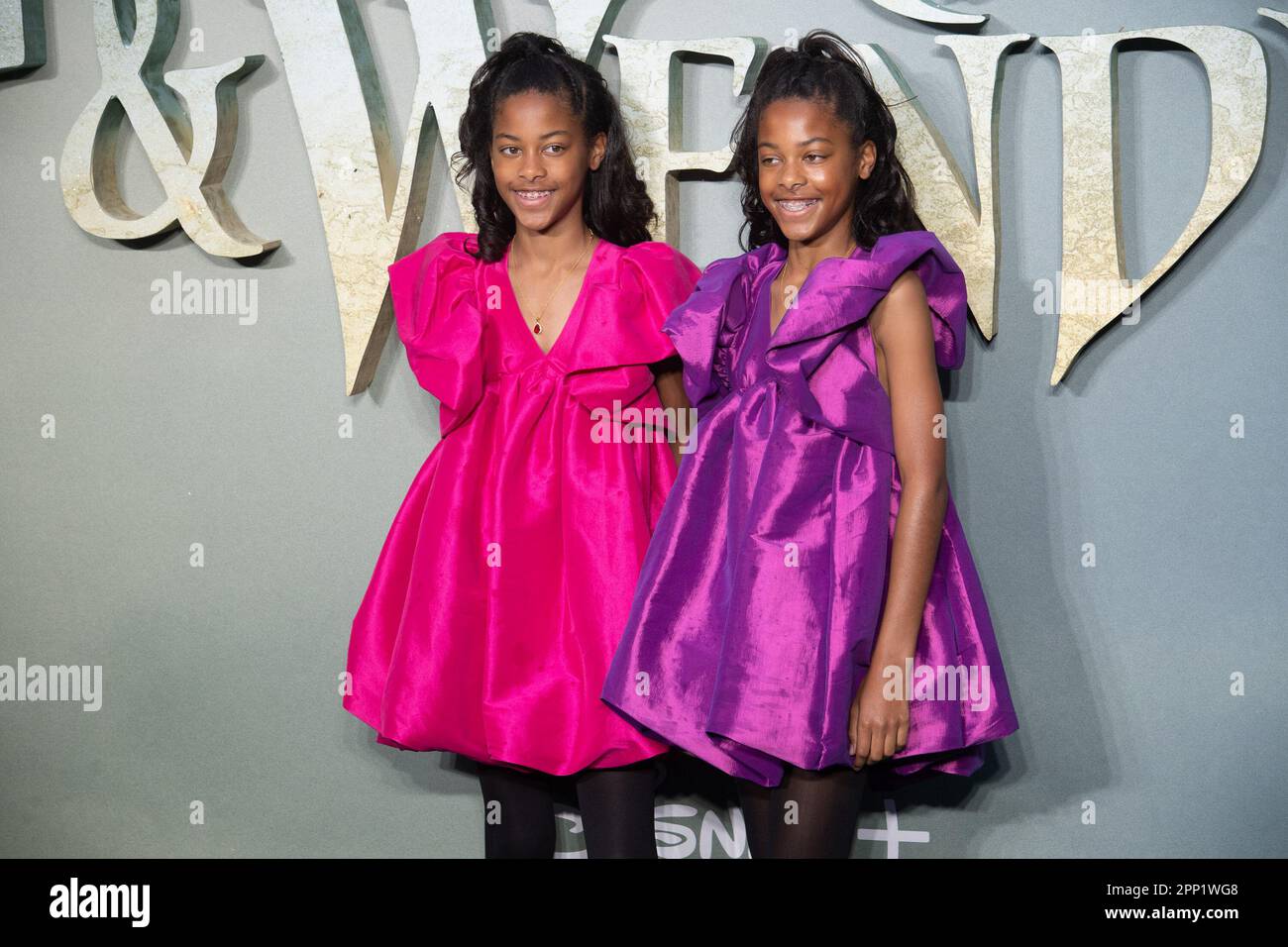London, UK.Kelsey and Skyler Yates at The World Premiere of 'Peter Pan ...