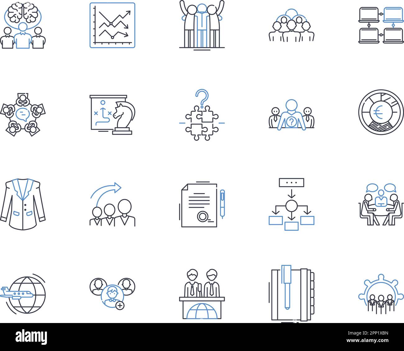 Project update line icons collection. Progress, Development ... Project update line icons collection. Progress, Development ...