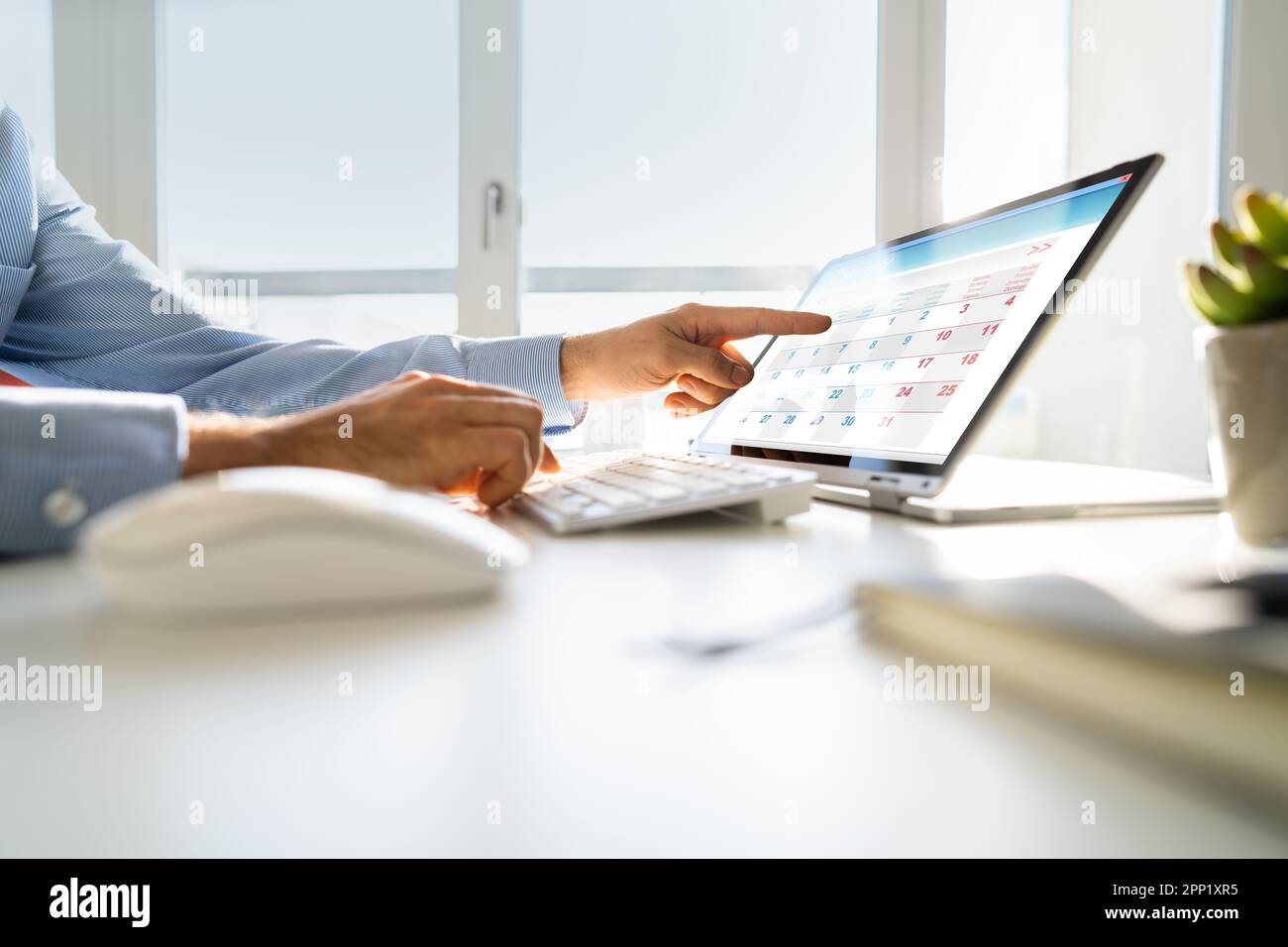 Digital Electronic Calendar Event Appointment On Screen Stock Photo - Alamy