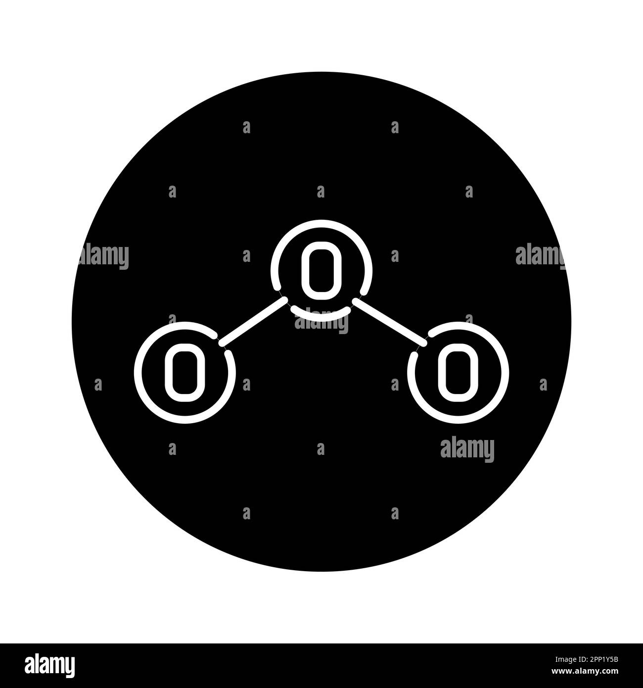 Ozone formule color line icon. Pictogram for web page, mobile app ...
