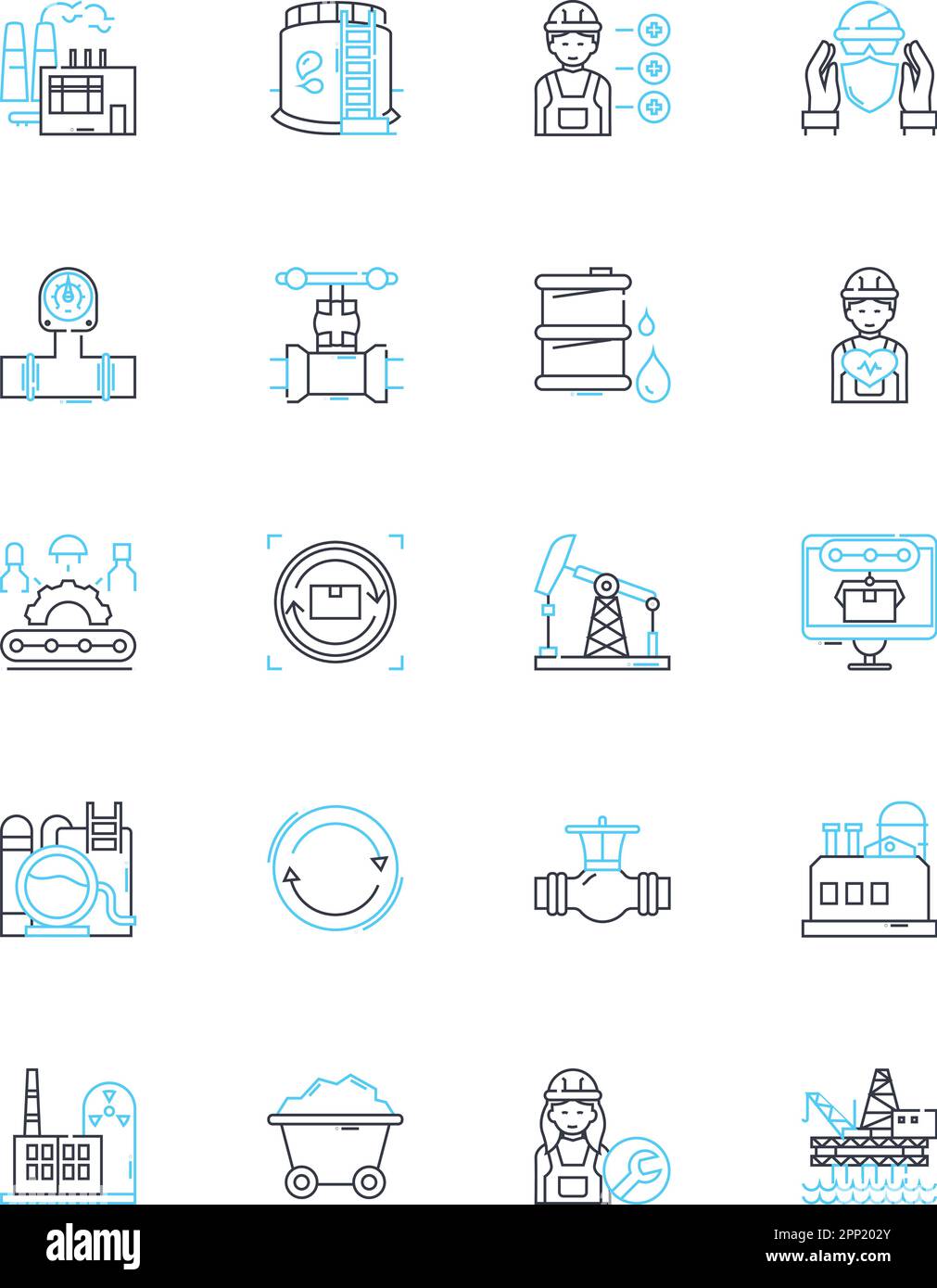 Creation linear icons set. Genesis, Evolution, Formation, Beginning ...