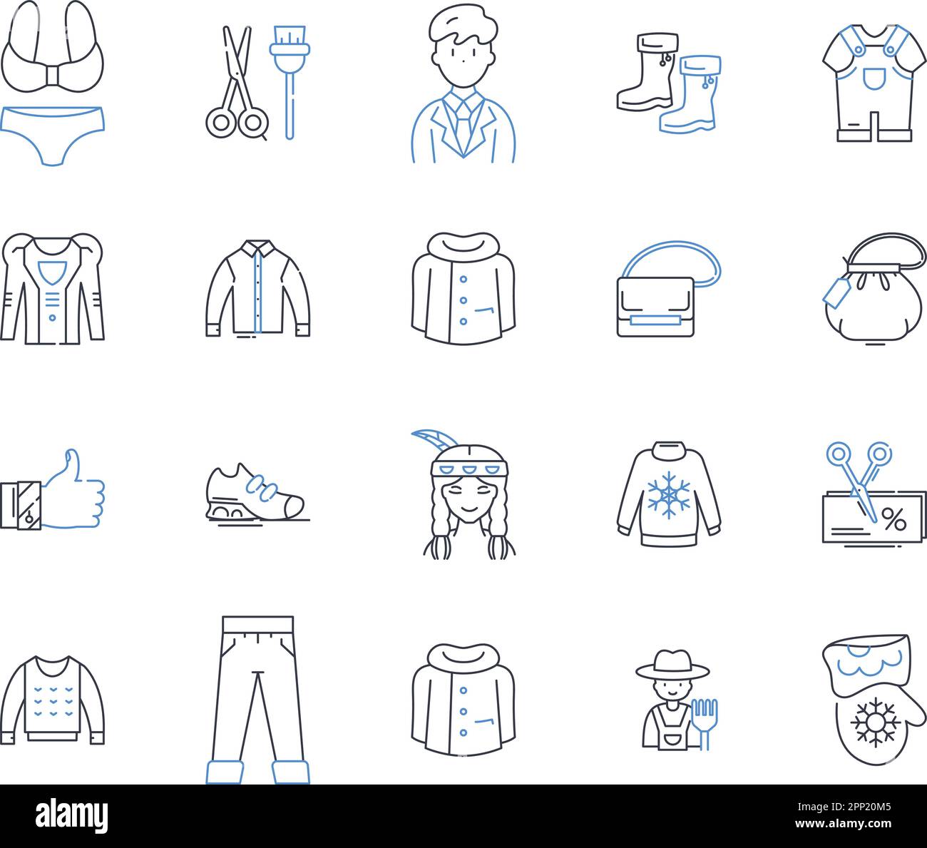 Pitching line icons collection. Presentation, Delivery, Persuasion ...