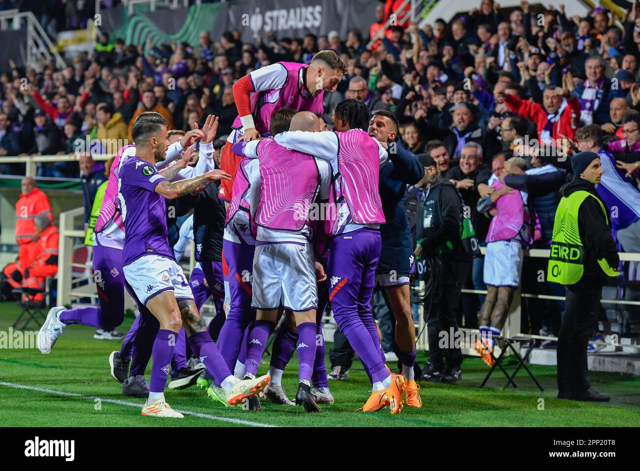 Artemio Franchi stadium, Florence, Italy, April 20, 2023, ACF ...