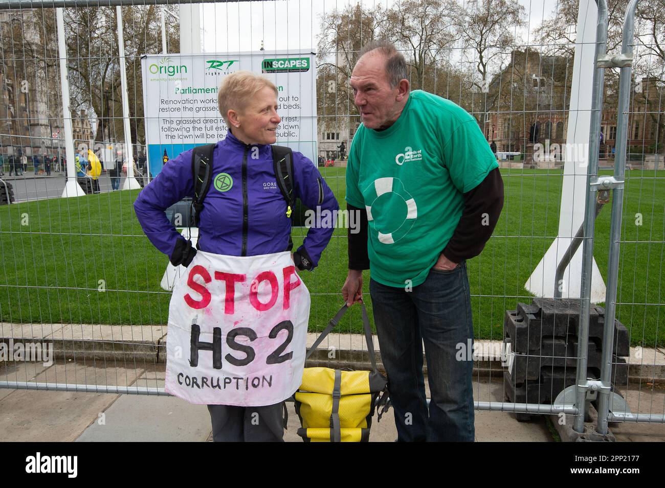 Westminster, London, UK. 21st April, 2023. Nellie the White Elephant ...