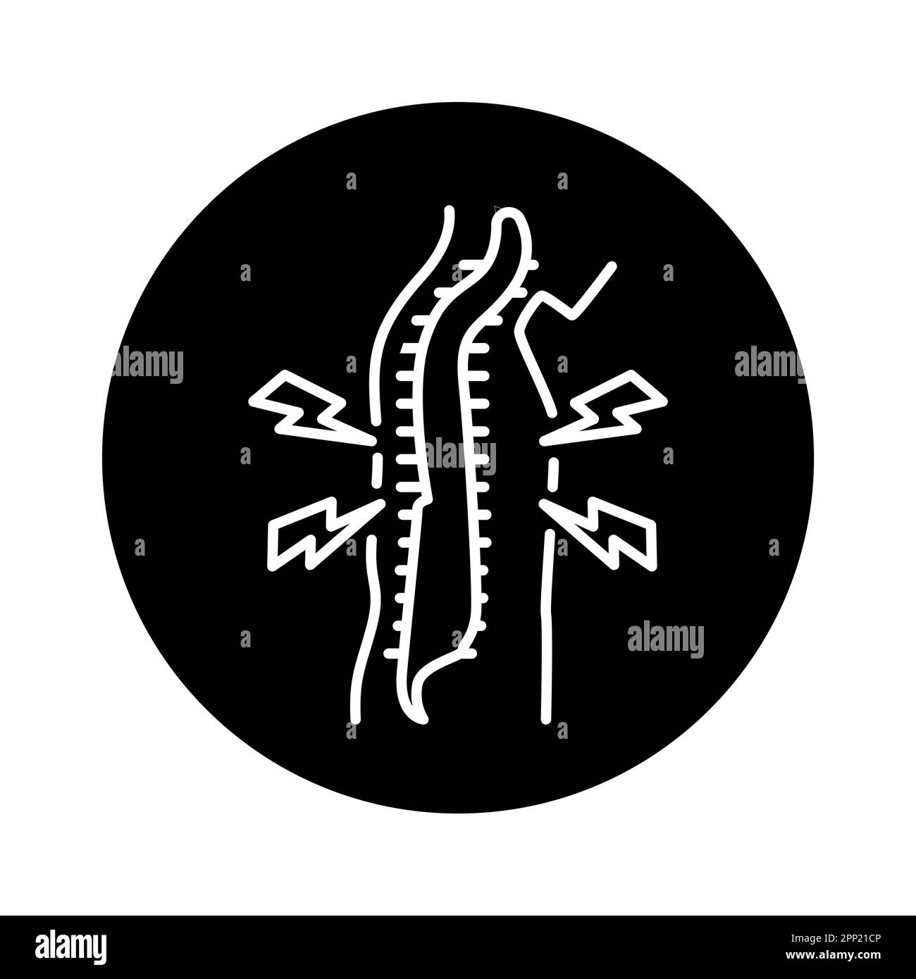 Spine drawing curvature hi-res stock photography and images - Alamy