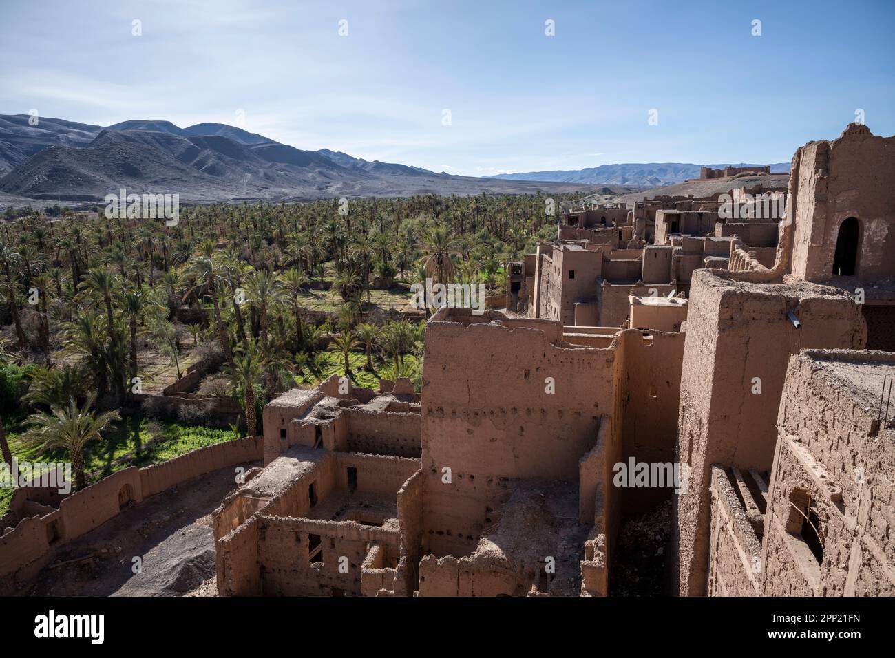 Fortified village in the Draa Valley Stock Photo - Alamy