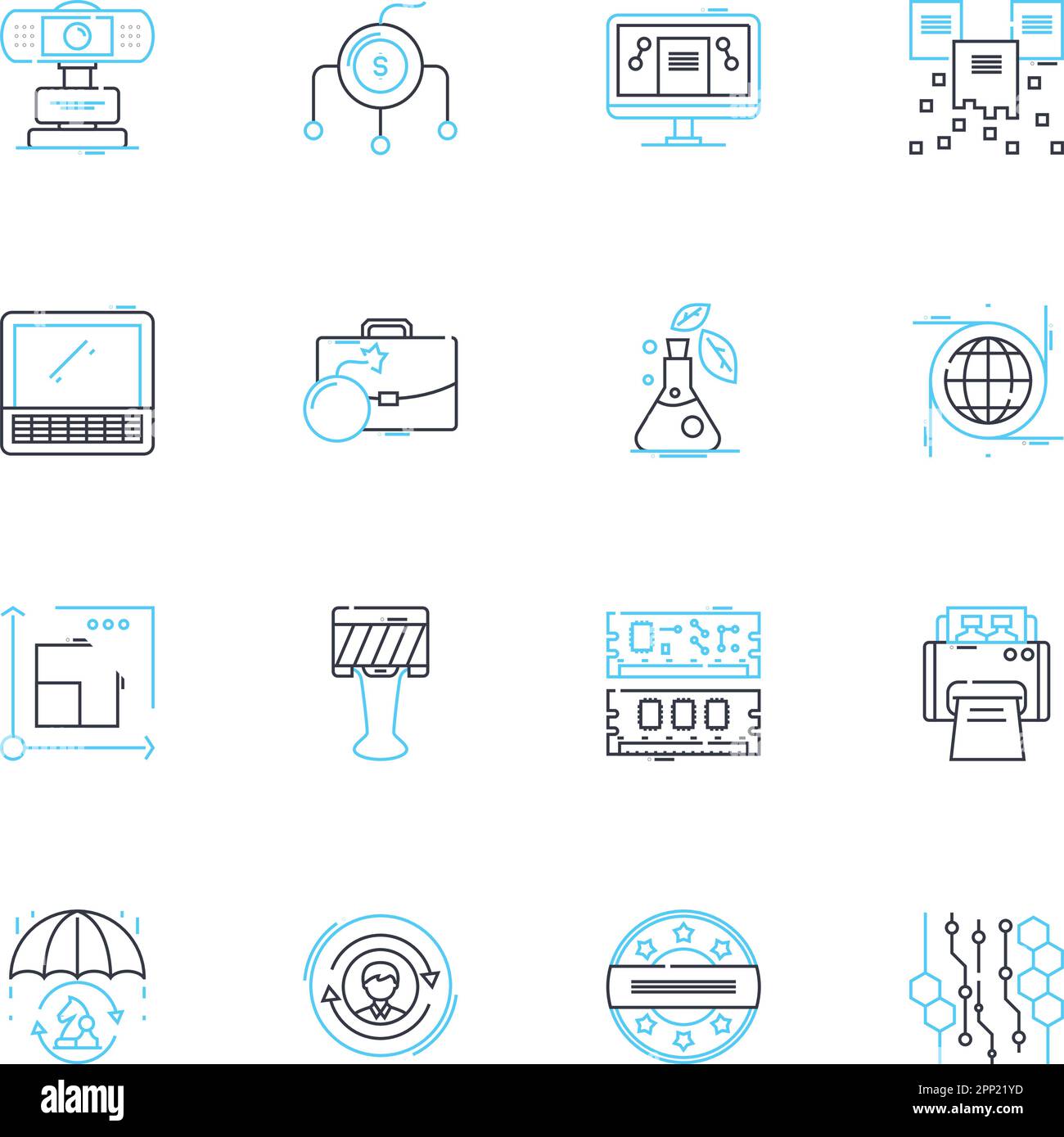 Chatbot technology linear icons set. Artificial Intelligence, NLP ... Chatbot technology linear icons set. Artificial Intelligence, NLP ...