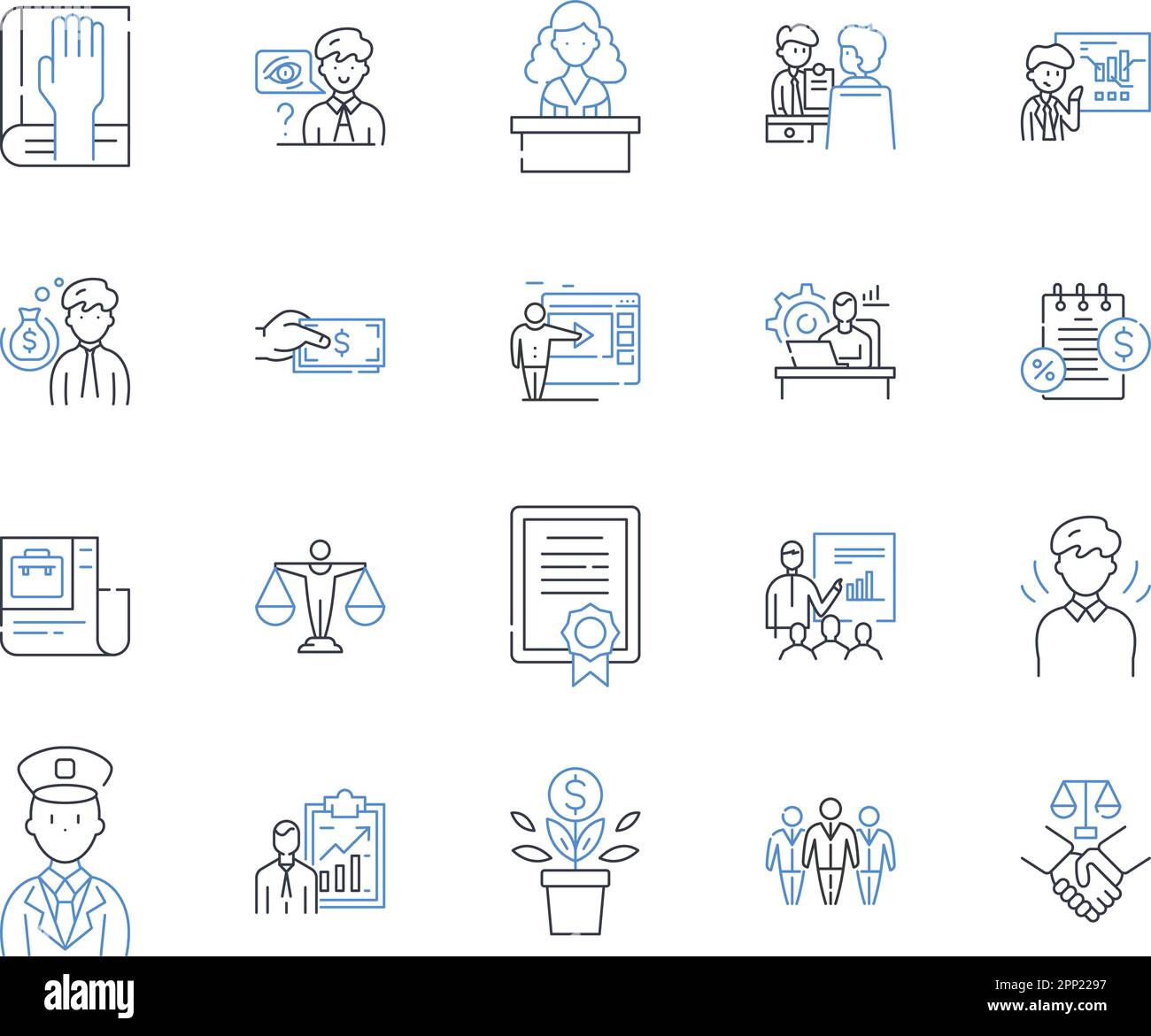 Content management line icons collection. Organization, Creation ... Content management line icons collection. Organization, Creation ...
