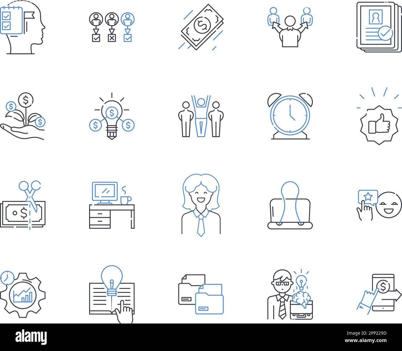 Financial inclusion line icons collection. Empowerment, Accessibility ...