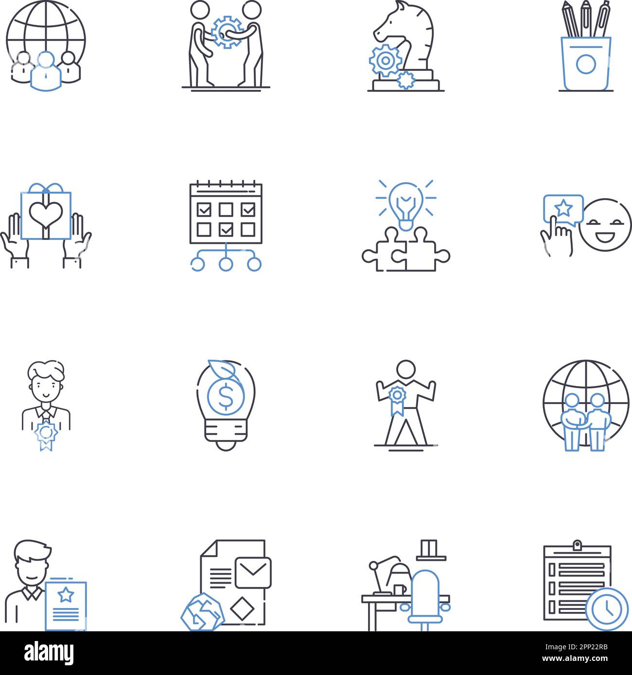 Lead generation and funnel line icons collection. Conversion ...