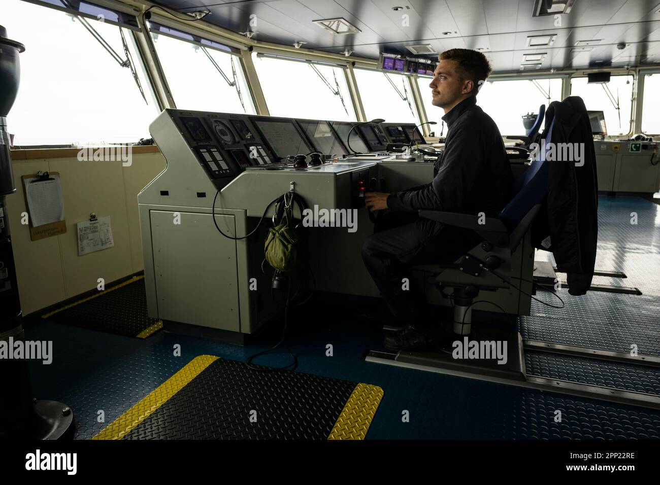 Royal navy helmsman hi-res stock photography and images - Alamy