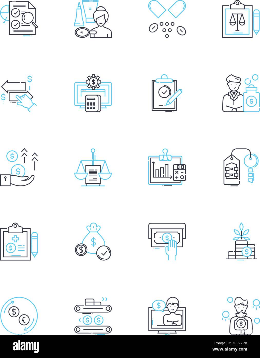 Active Listening linear icons set. Empathy, Concentration, Open ...