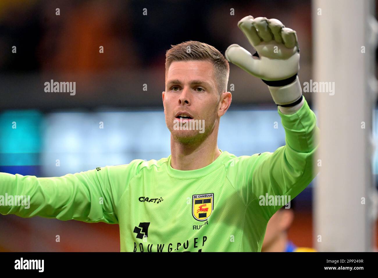 VOLENDAM - SC Cambuur goalkeeper Robin Ruiter during the Dutch premier ...