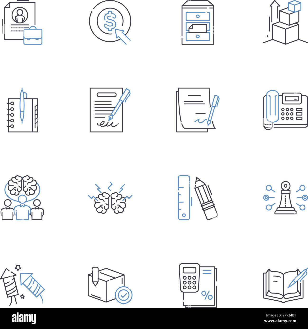 Flourishing line icons collection. Thriving, Flourish, Blossoming ...