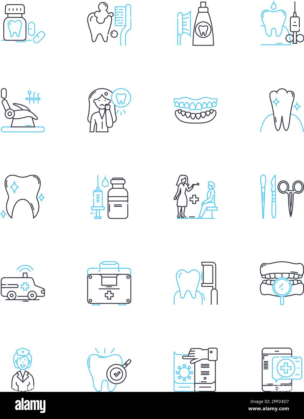 Coffee shop linear icons set. Aroma, Espresso, Cappuccino, Latte, Mocha ...