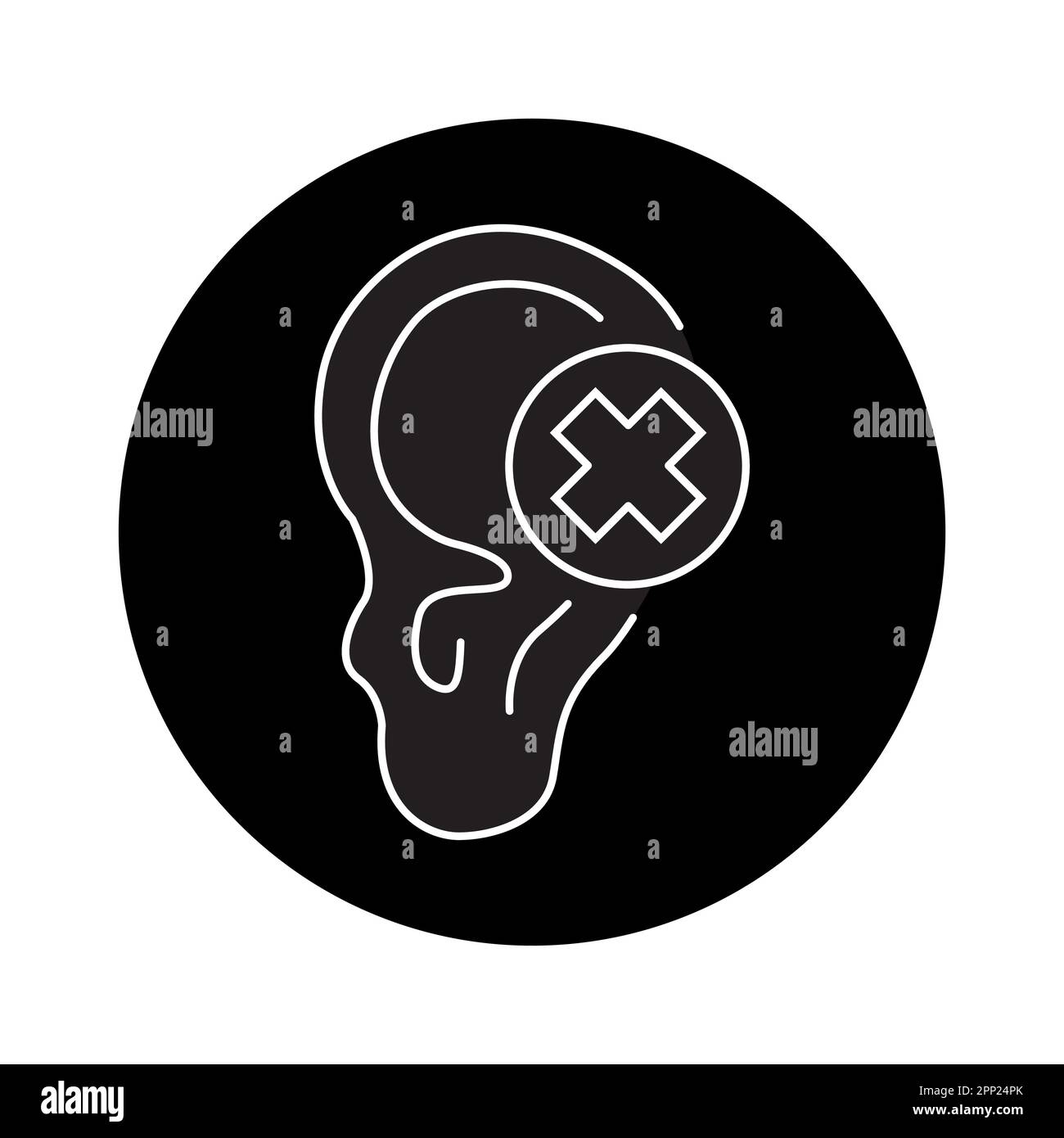 Hearing Loss color line icon. Human diseases Stock Vector Image & Art ...