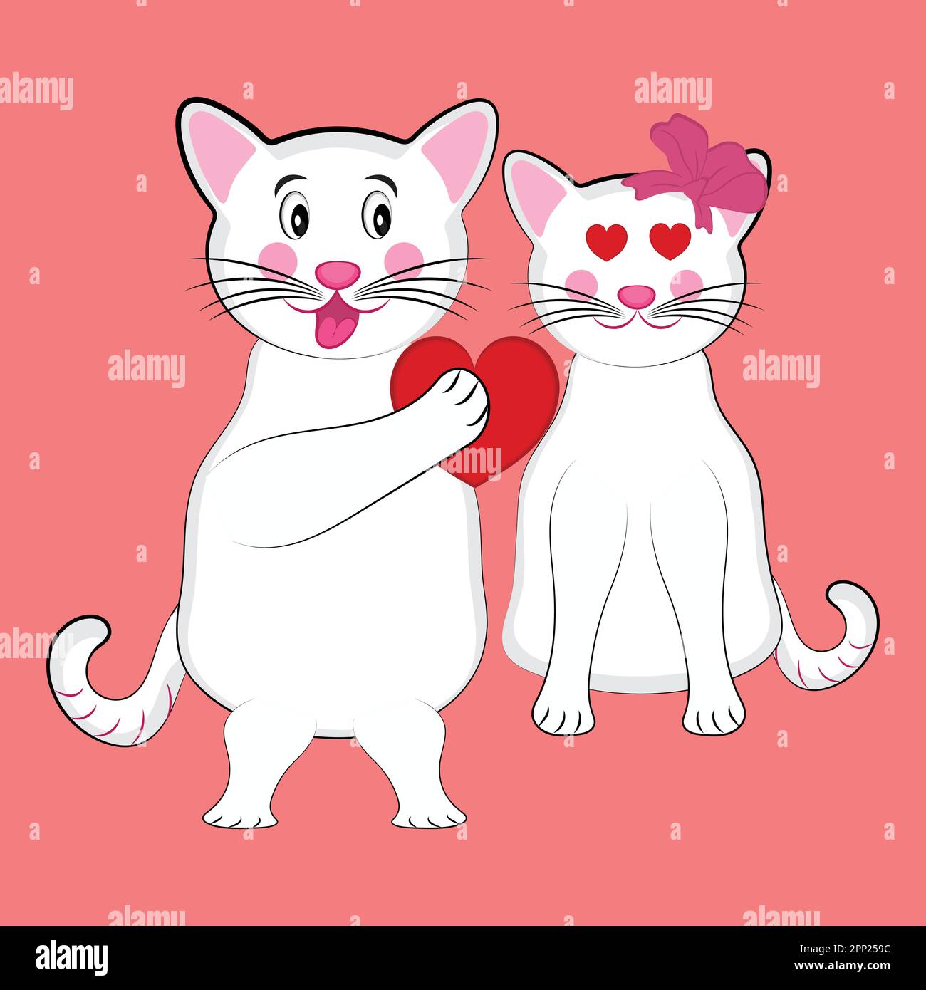 Couple in love sticker Stock Vector Images - Alamy