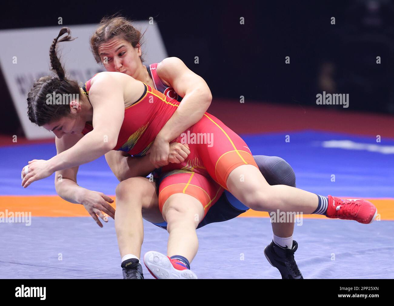 Zagreb, Croatia. 21st Apr, 2023. ZAGREB, CROATIA - APRIL 21: Alexandra ...