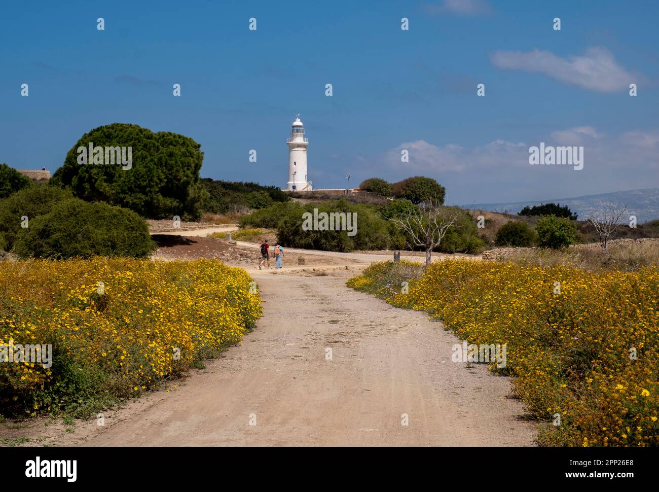 Paphos Archaeological Park and lighthouse, Unesco World Heritage site ...
