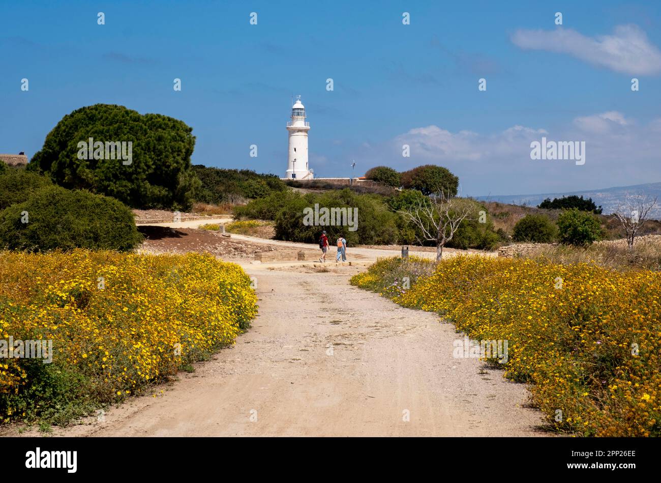 Paphos Archaeological Park and lighthouse, Unesco World Heritage site ...